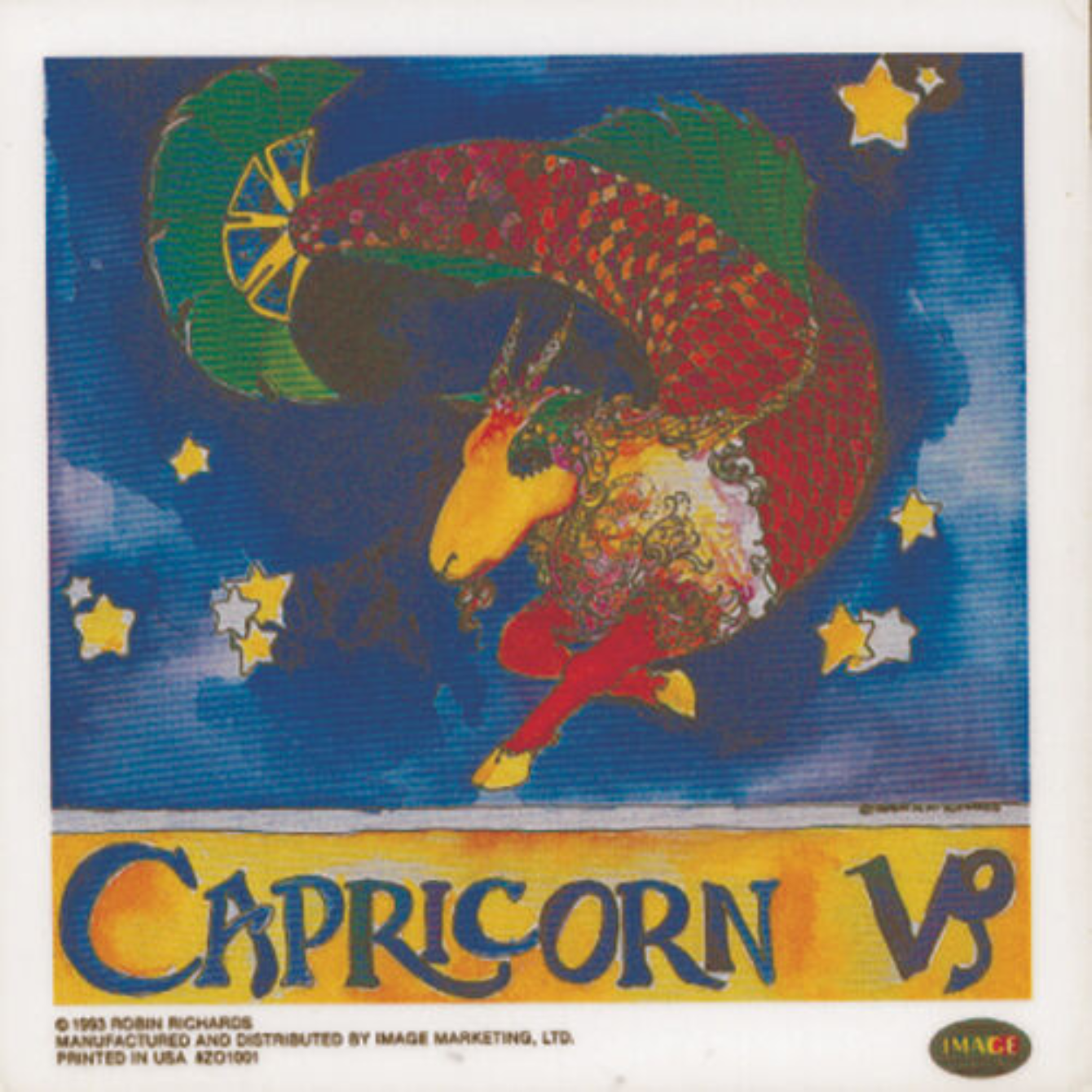 Capricorn - Static Sticker – Replay Toys LLC