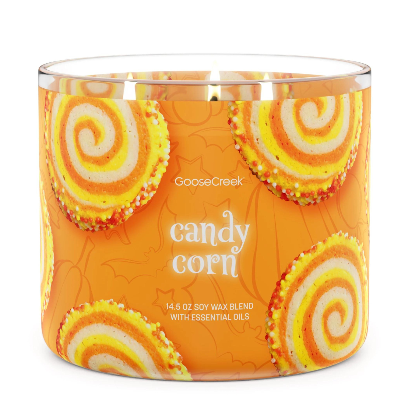 Candy Corn Large 3-Wick Candle – Replay Toys LLC