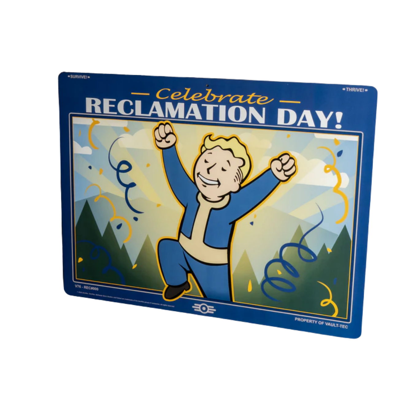 Fallout - Reclamation Day Metal Sign – Replay Toys LLC