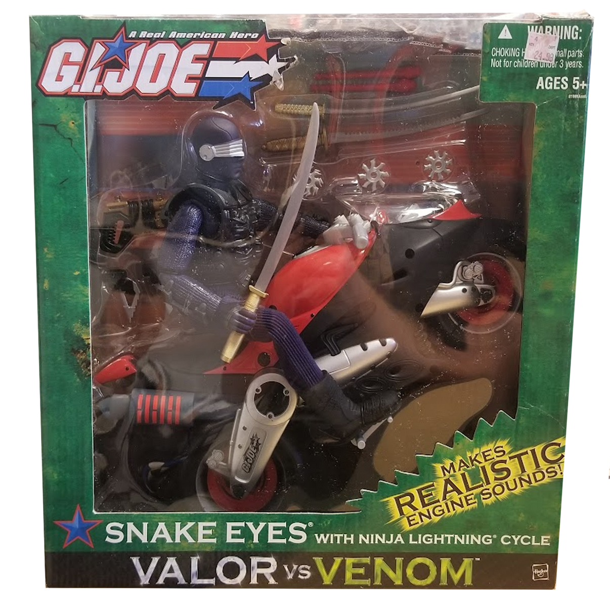 G.I. Joe Valor and Venom: Snake Eyes with Ninja Lightning Cycle ...